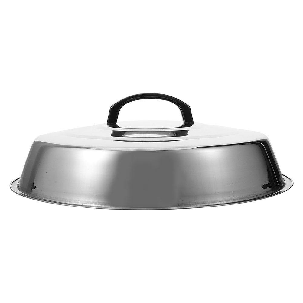 MLINS Stainless Steel Round Cheese Melting Dome Basting Cover Metal ...