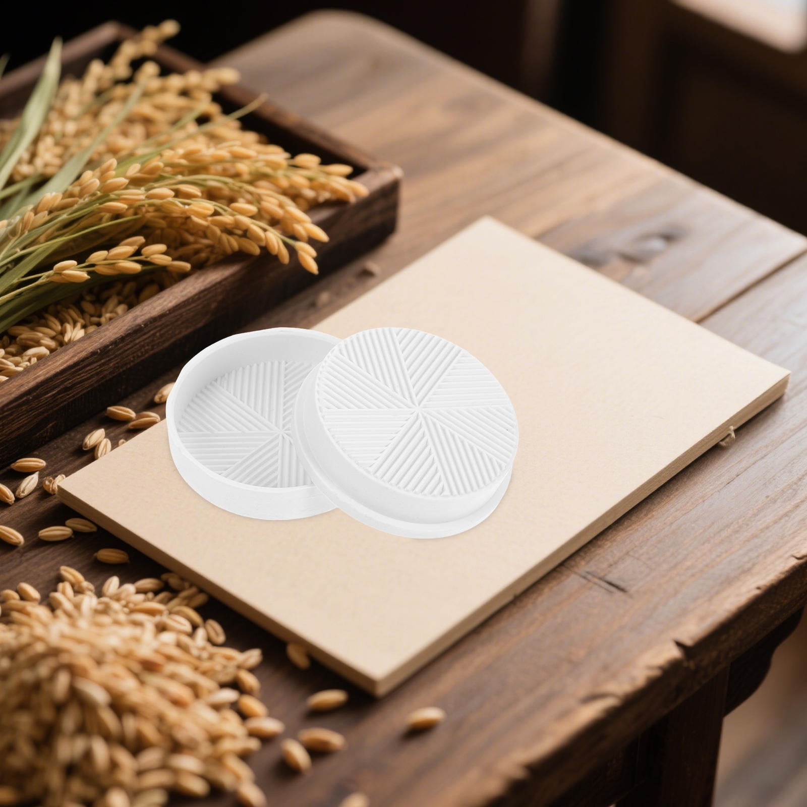 MLINS Round Plastic Peeling Grain Mill for Wheat Rice Multi-use Rice ...