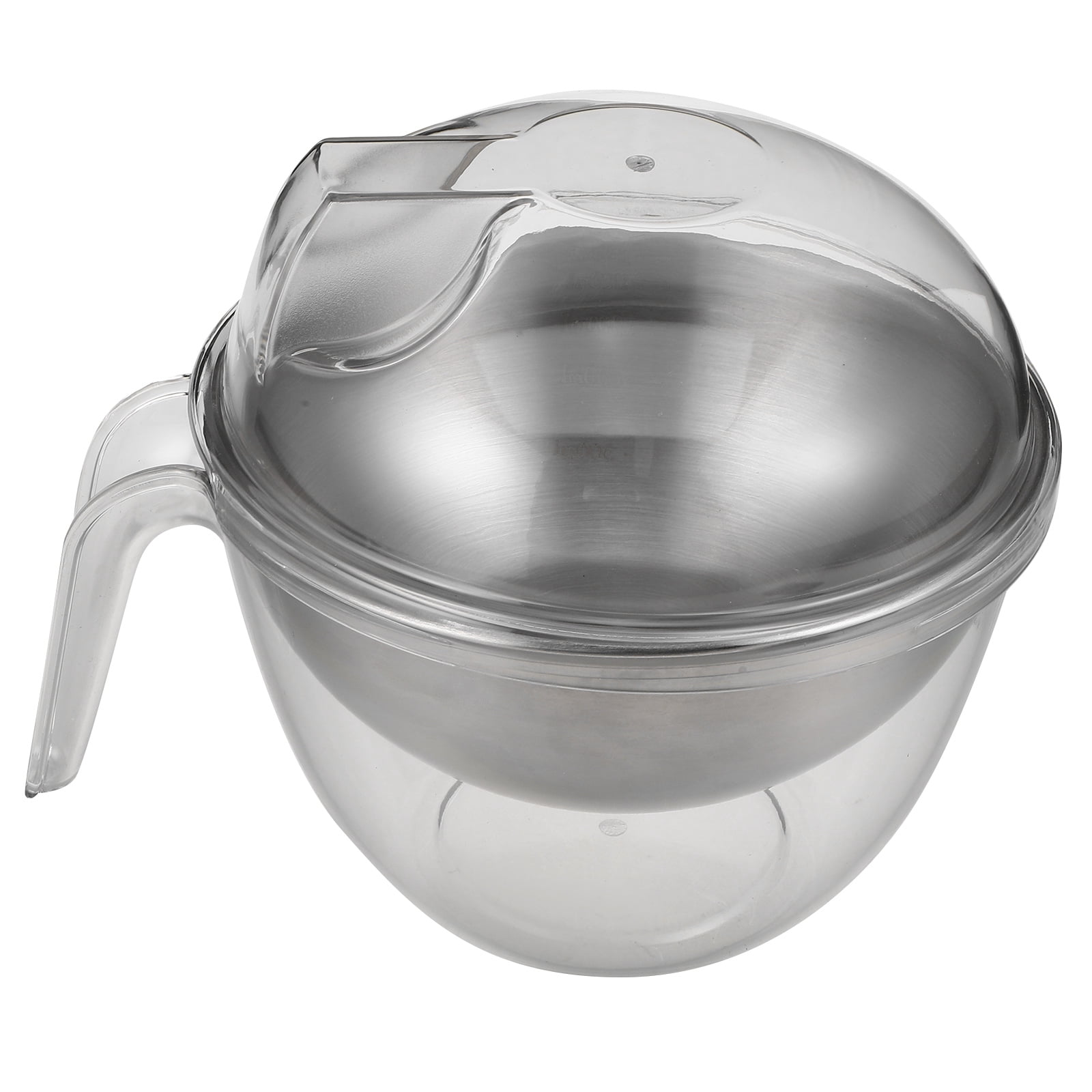 MLINS Round Salad Bowl with Handle and Lid for Mixing and Serving ...
