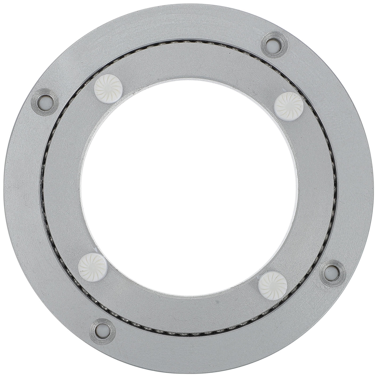 MLINS Round Swivel Plate Tables Dining Double Turntable Desktop Smooth ...