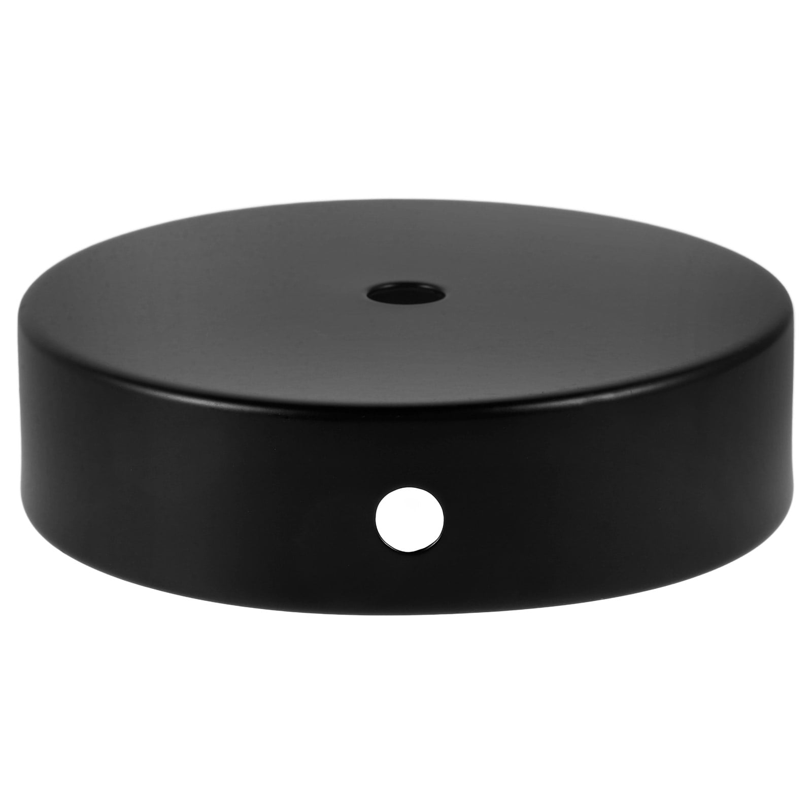 MLINS Round Table Lamp Base for Bedroom Modern White Desk Office Black ...
