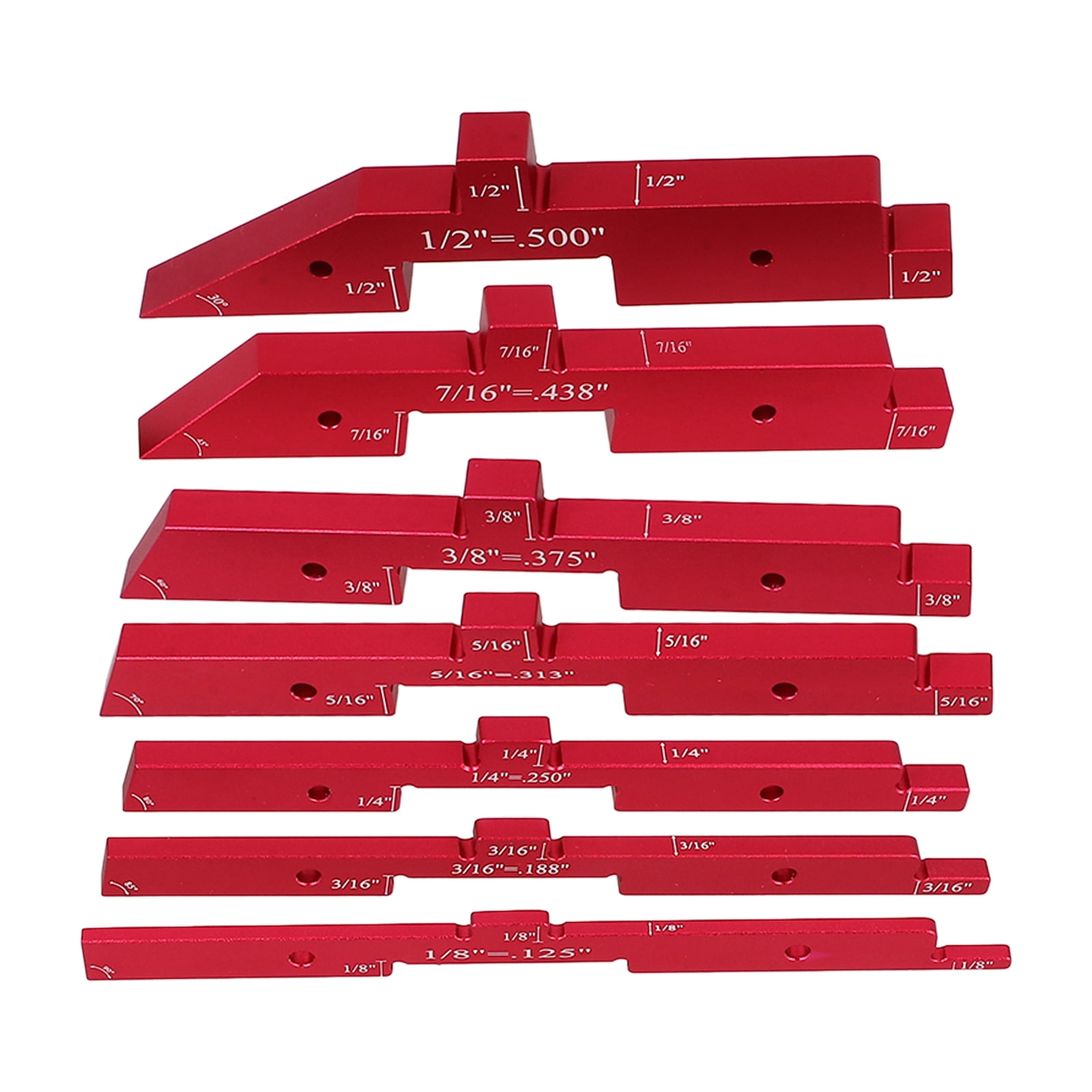 MLINS Router Setup Blocks Center Finder Woodworking System Deflators ...