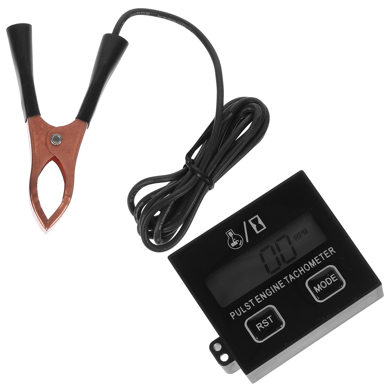 MLINS Rpm Tachometer Engine Tachometer 5.20X4.70X2.00CM Black - Walmart.com