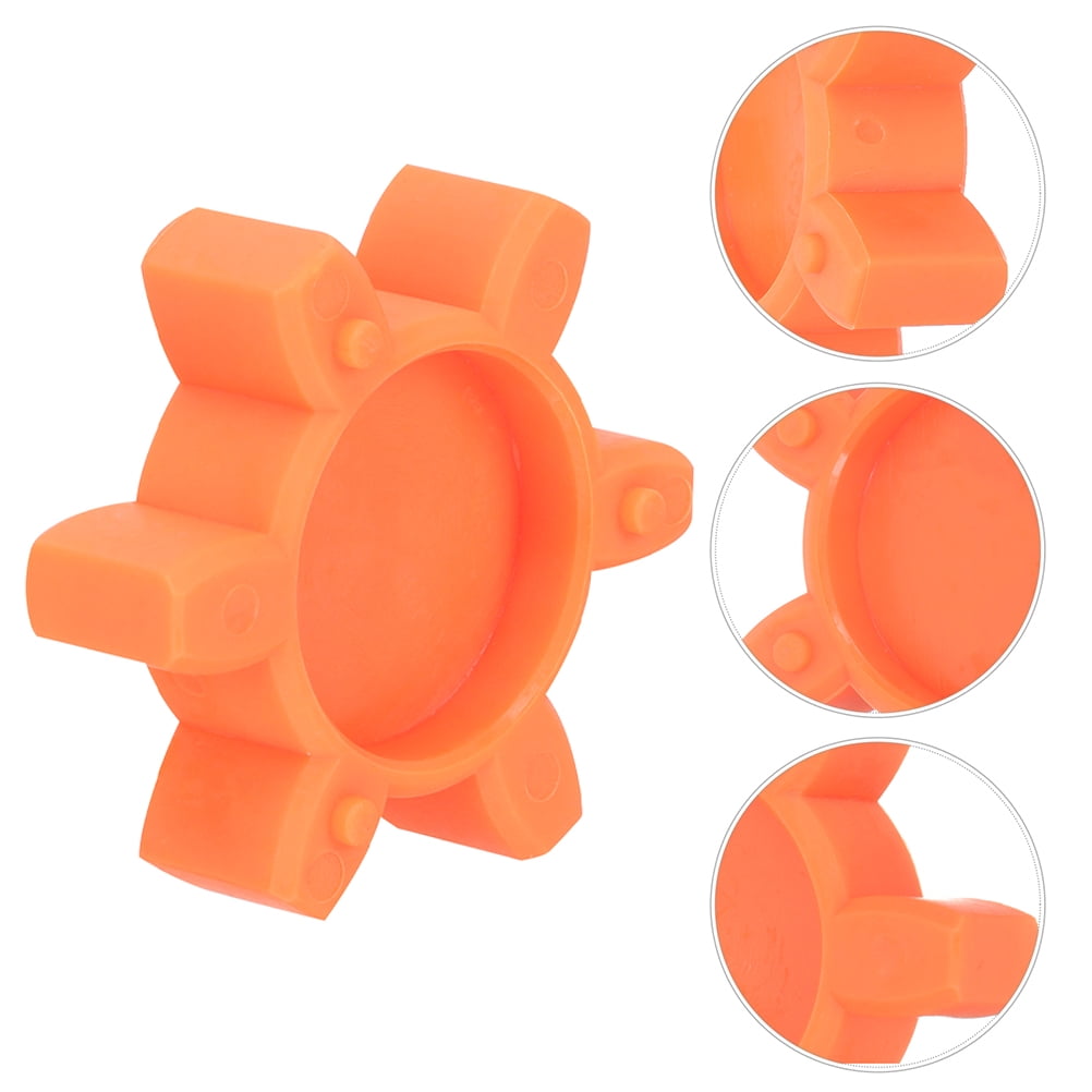 MLINS Rubber Spider Insert Rubber Coupling Pad Flexible Rubber Pad Plum ...