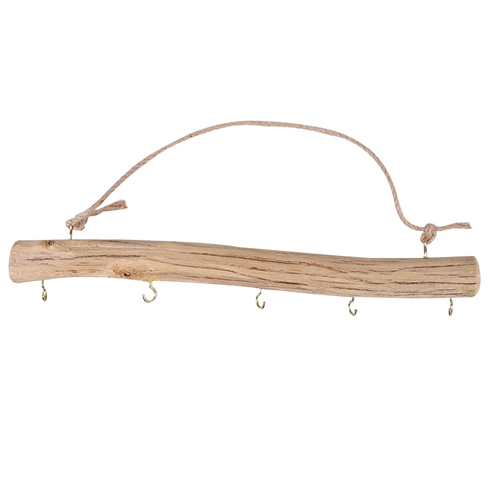 MLINS Rustic Wall Coat Rack Wooden Hanger Key Storage Hooks - Walmart.com