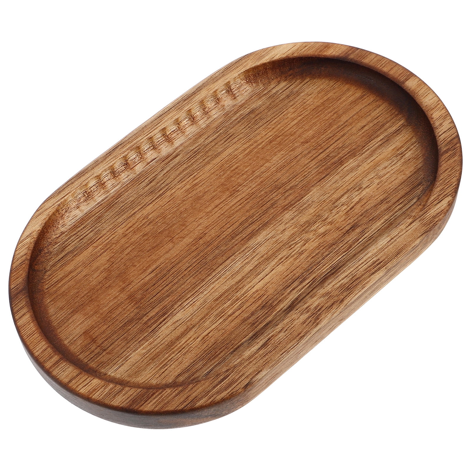 MLINS Rustic Wooden Tray Entryway Table Wood Riser Kitchen Counter Wood ...