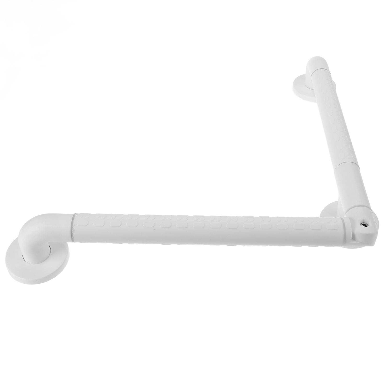 Safety Grab Bar with Rotatable Handle for Bathrooms in White Color ...