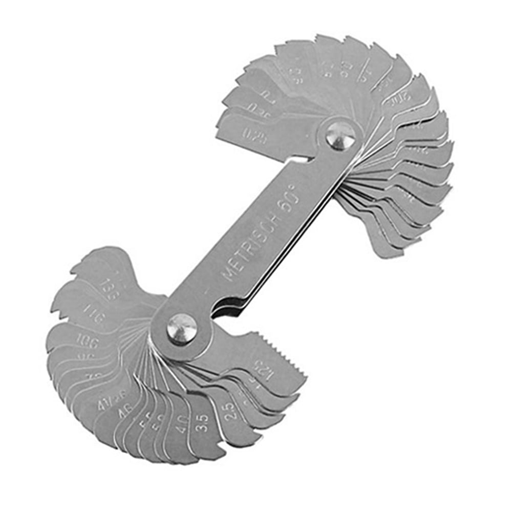 MLINS Screw Thread Pitch Cutting Gauge Tool Set Centre Gage Inch Metric ...