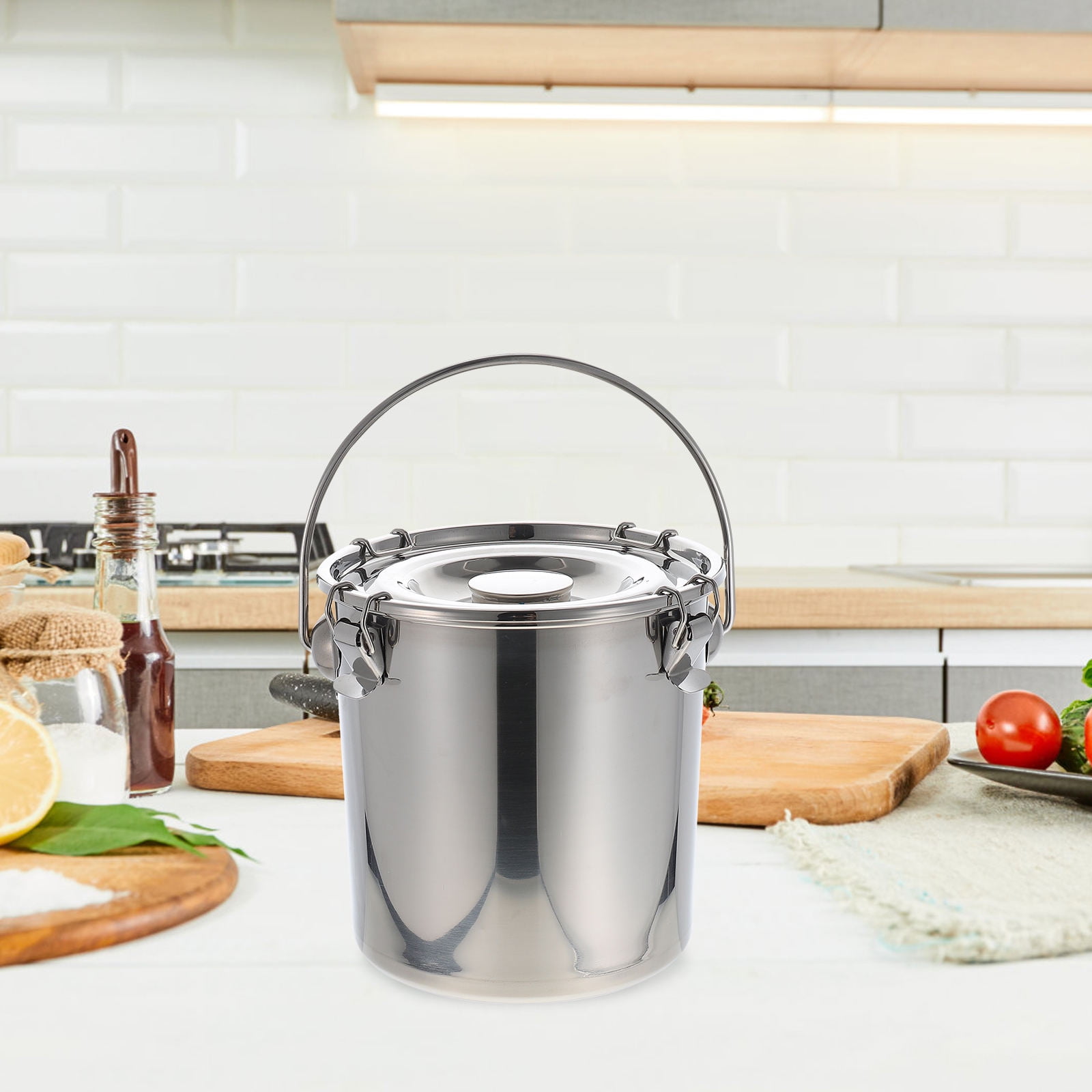 MLINS Sealed Pail Storage Bins with Lids Container Containers for Food ...