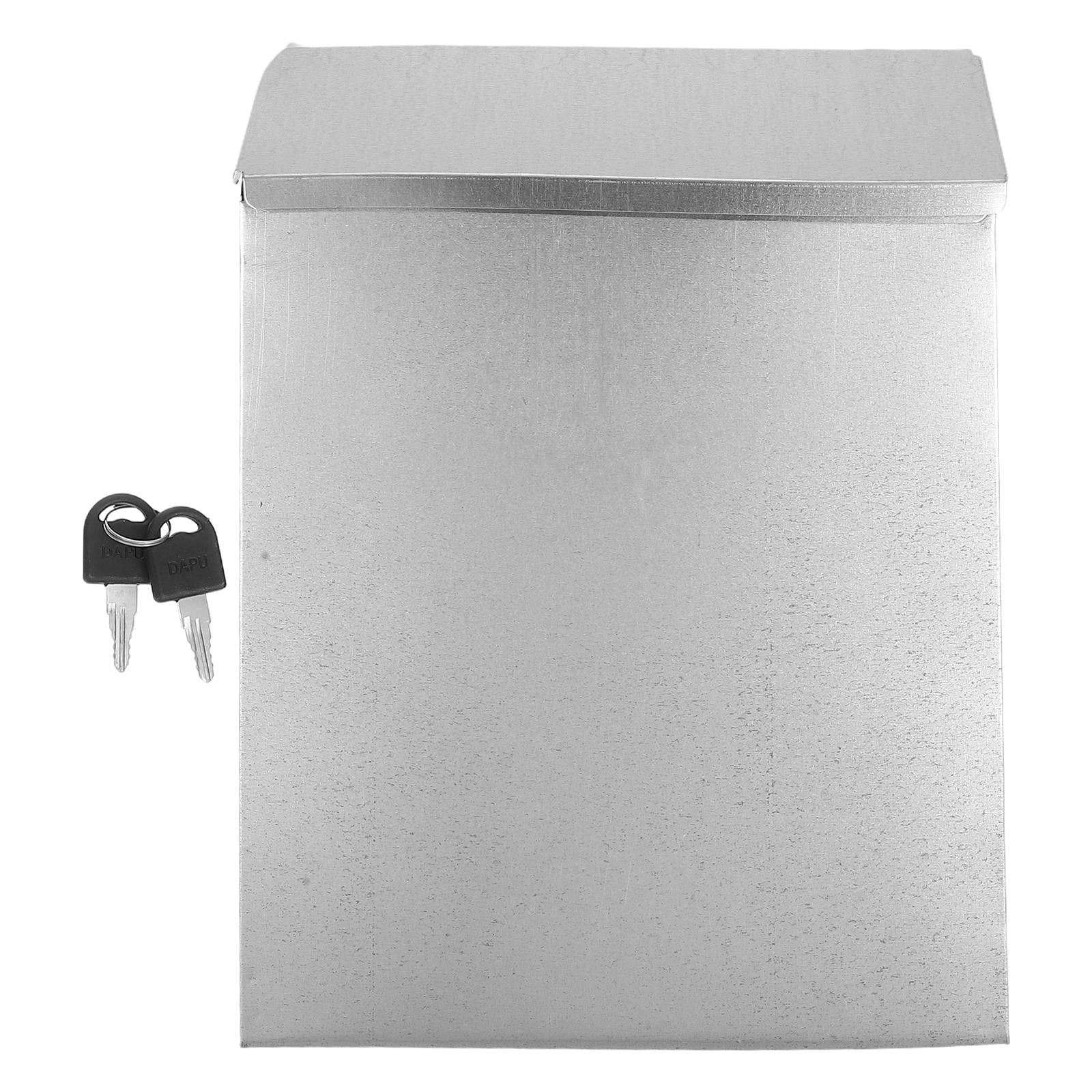 MLINS Secure Box With Top Slot And Lock, Vintage Mailbox For Outside ...