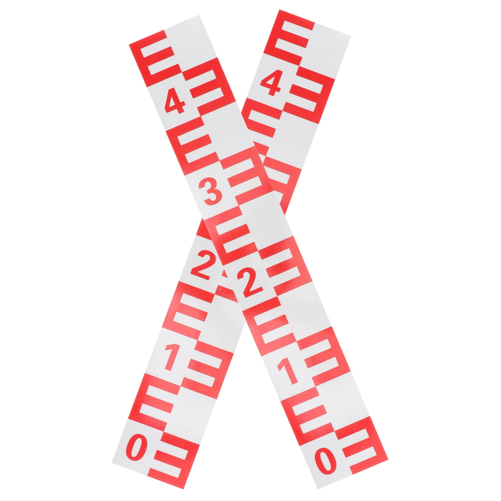 MLINS Self Adhesive Reflective Water Gauge Sticker for Pools and with ...