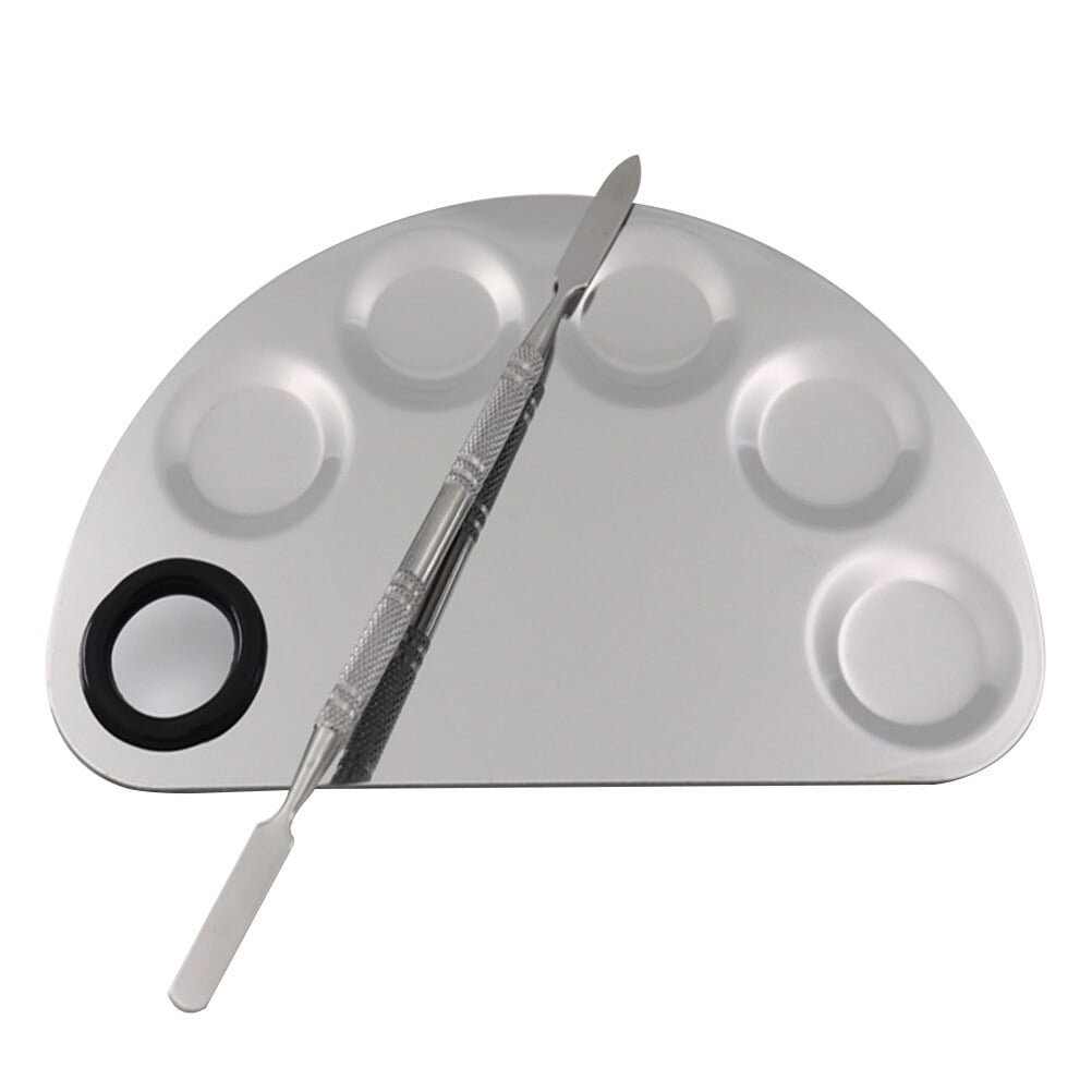 MLINS Semicircle Stainless Steel Watercolor Mixing Trays Art Paint ...