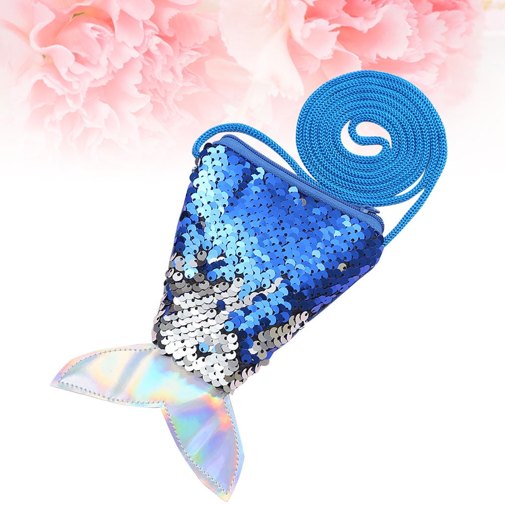 MLINS Sequin Coin Purse Girls Purse Bag for Girls Mermaid Tail Coin ...