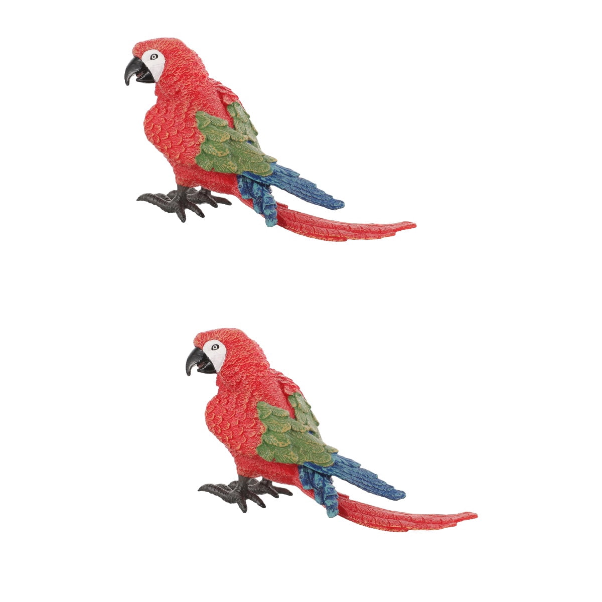 MLINS Set of 2 DIY Craft Birds Parrot Cake Topper Artificial Ornament ...