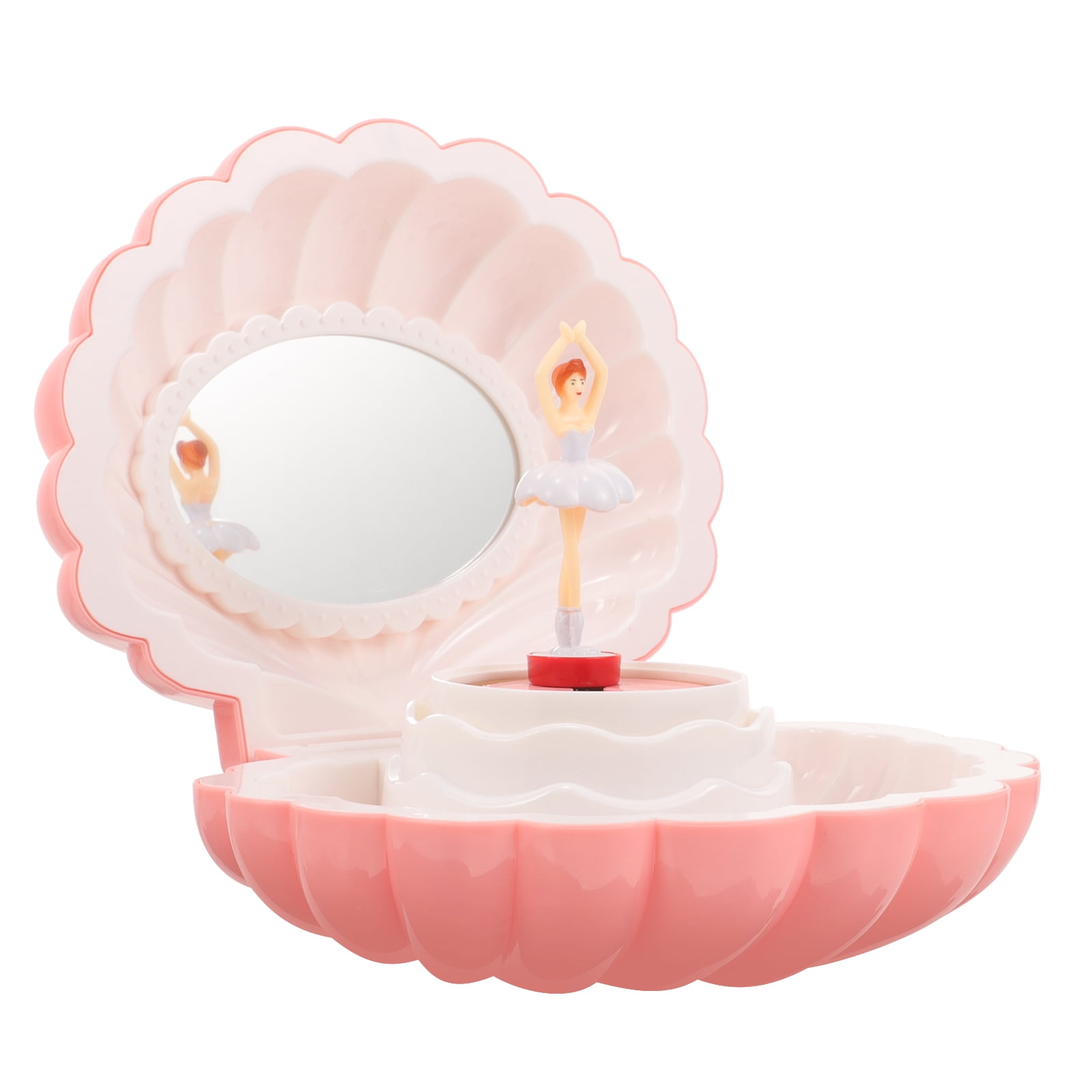 MLINS Shell Music Box Badge Card Lanyard Office Id Holder Black ...