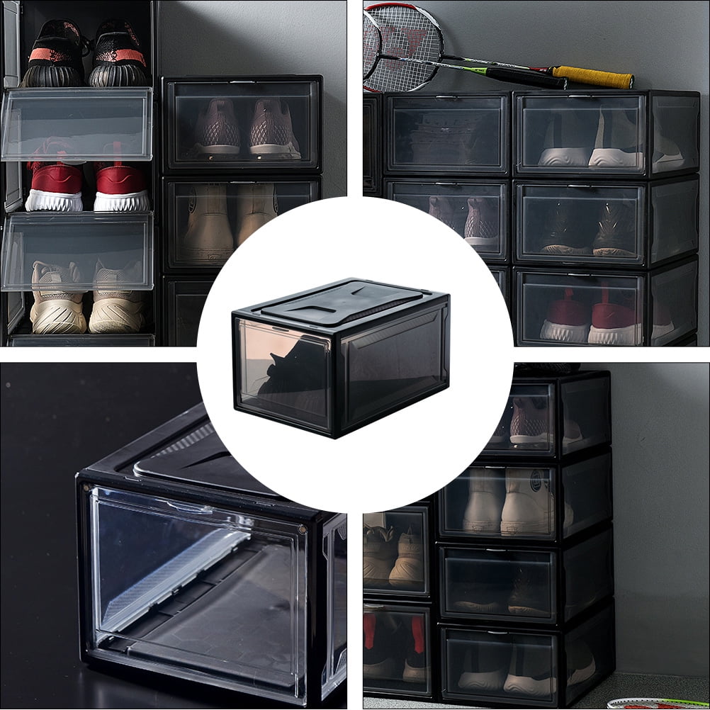 MLINS Shoe Box Shoes Boxes Storage Cabinet Sneaker Athletic Sneakers ...