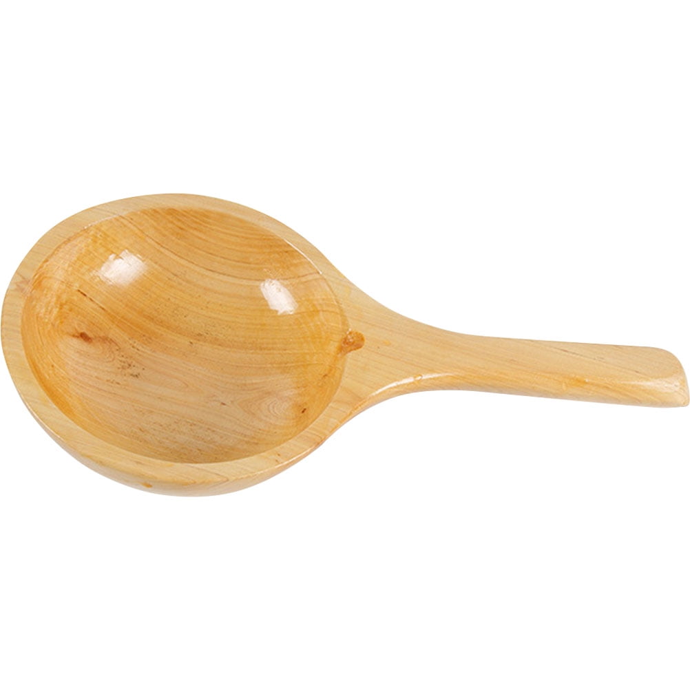 DINHEAROM Water Scoop Wood Bath Ladle 1Pack 29.00X16.50X5.00cm ...