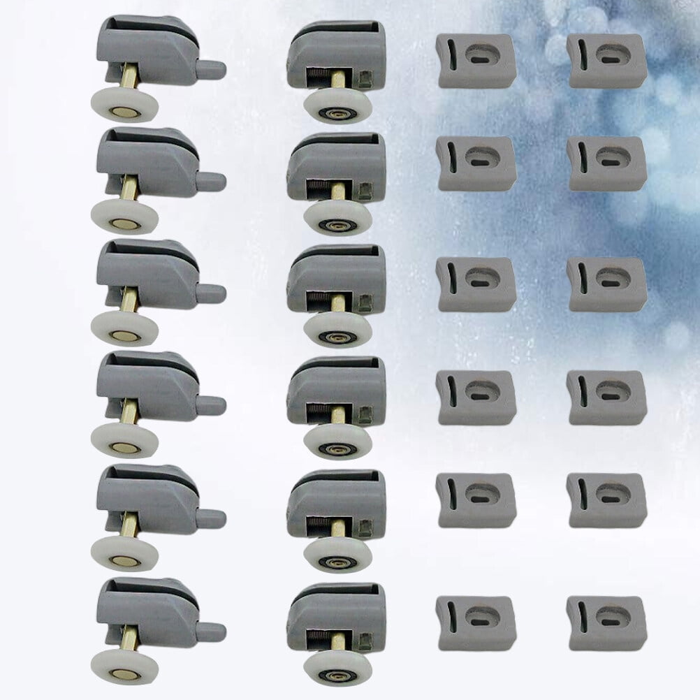 MLINS Shower Door Rollers with Spring Loaded Action for Bathroom in ...