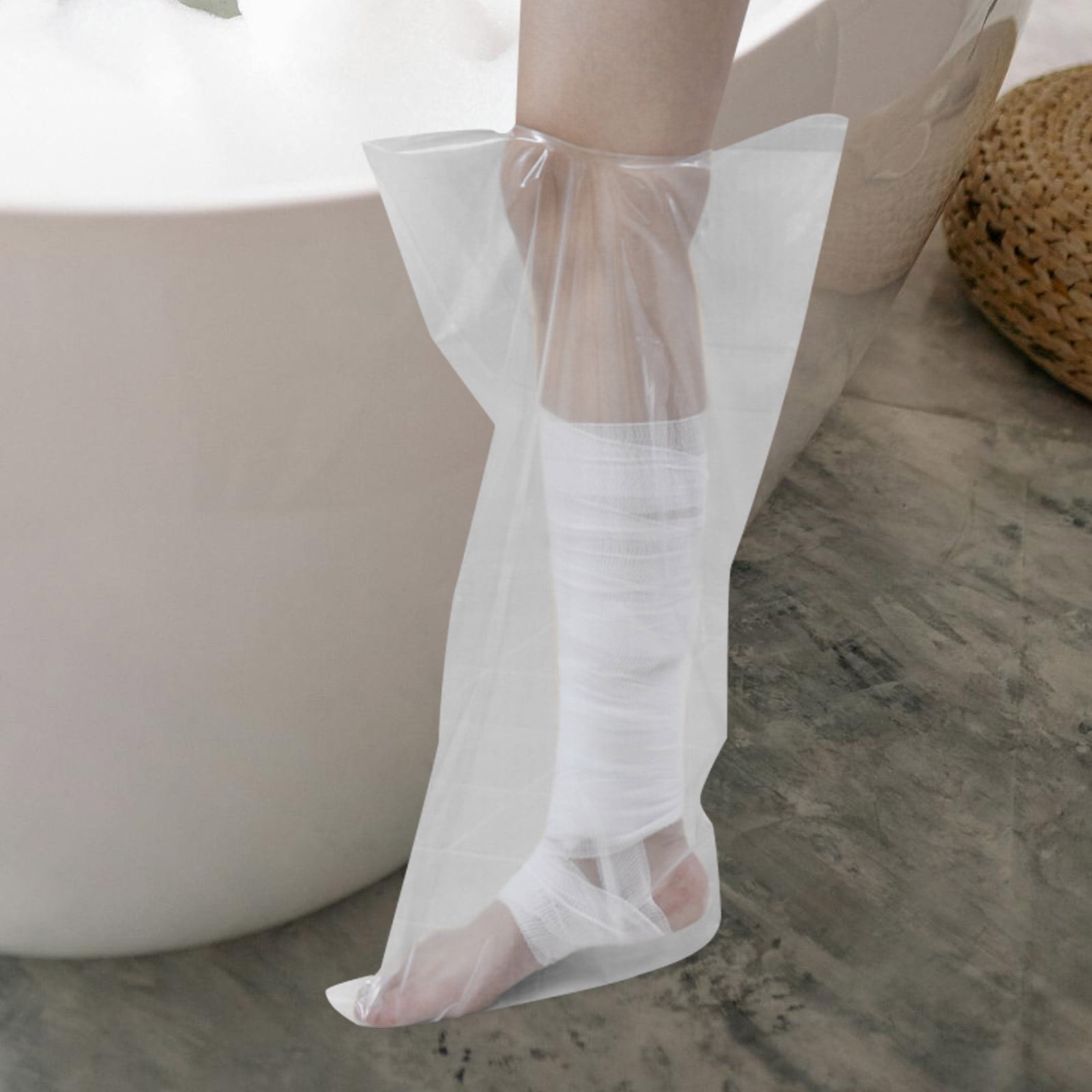 MLINS Shower Watertight Foot Protector Waterproof Leg Cast Cover ...