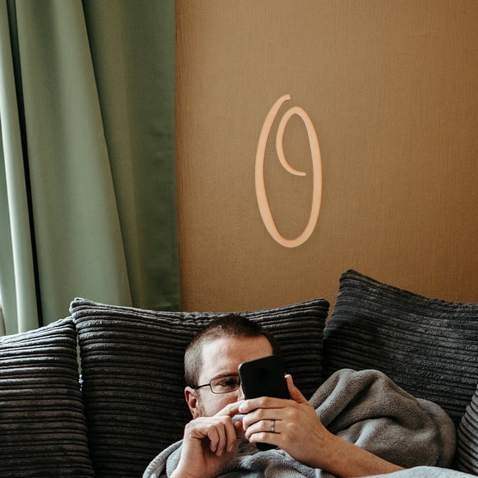 FOMIYES Rustic Cursive Wooden Letters Home Decoration Families Craft ...