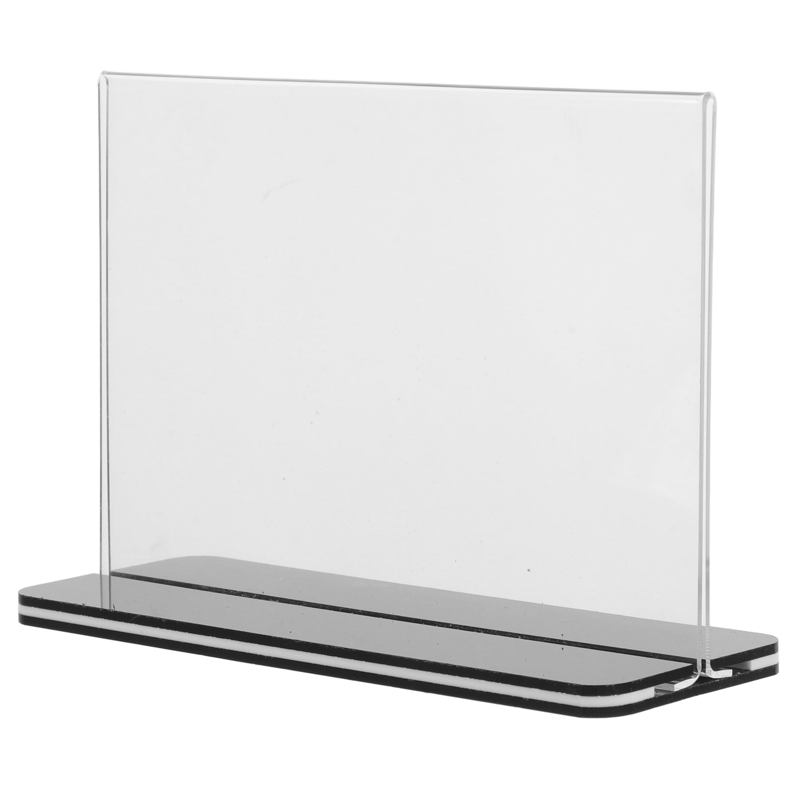 MLINS Sign Holder Versatile Acrylic Display Stand Clear Sign Holder ...