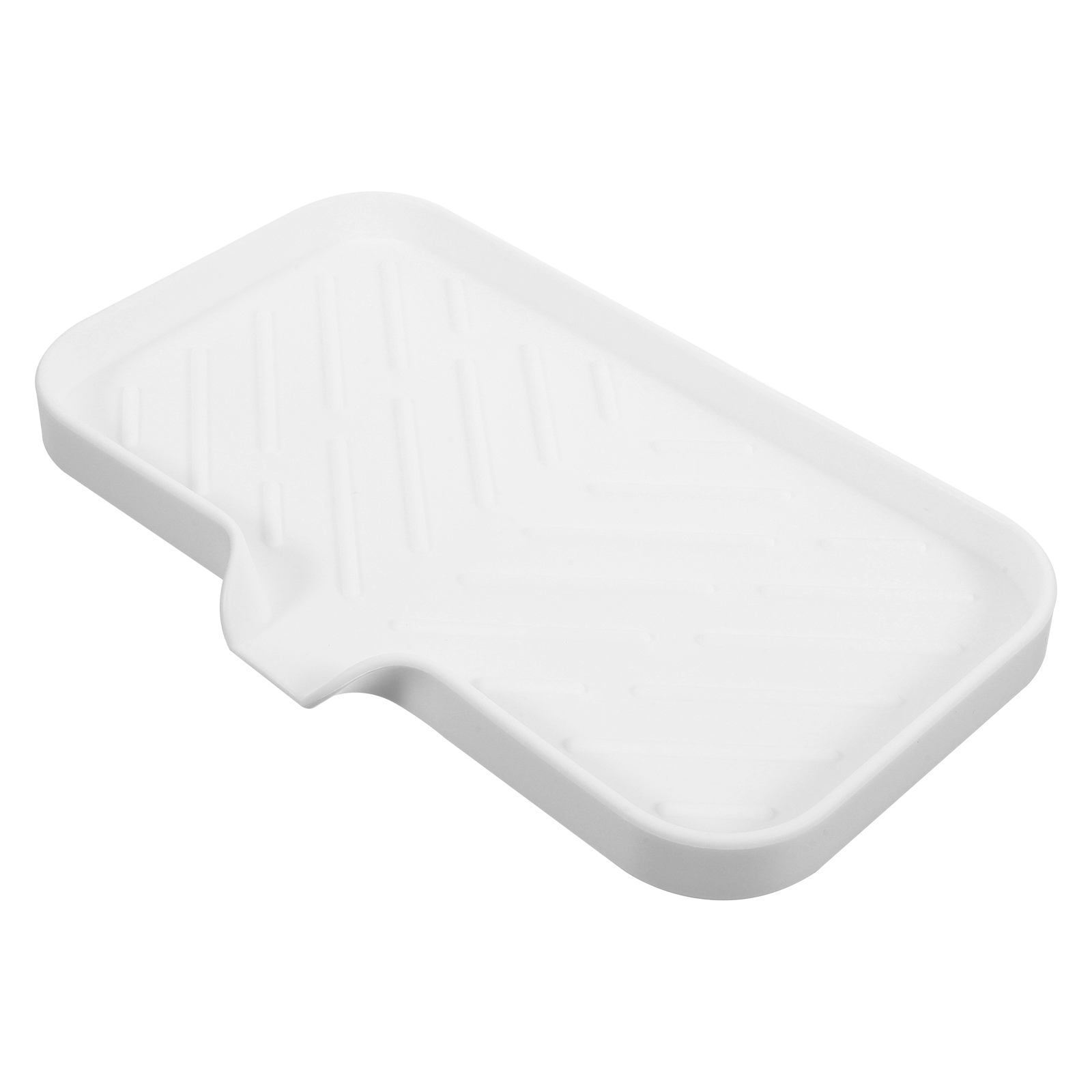 MLINS Silicone Bathroom Soap Dish Countertop Self-draining Soap Dish ...