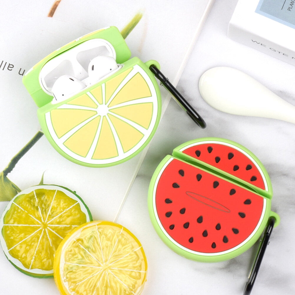 MLINS Silicone Earphone Case with Fruit Design for Provides Excellent ...