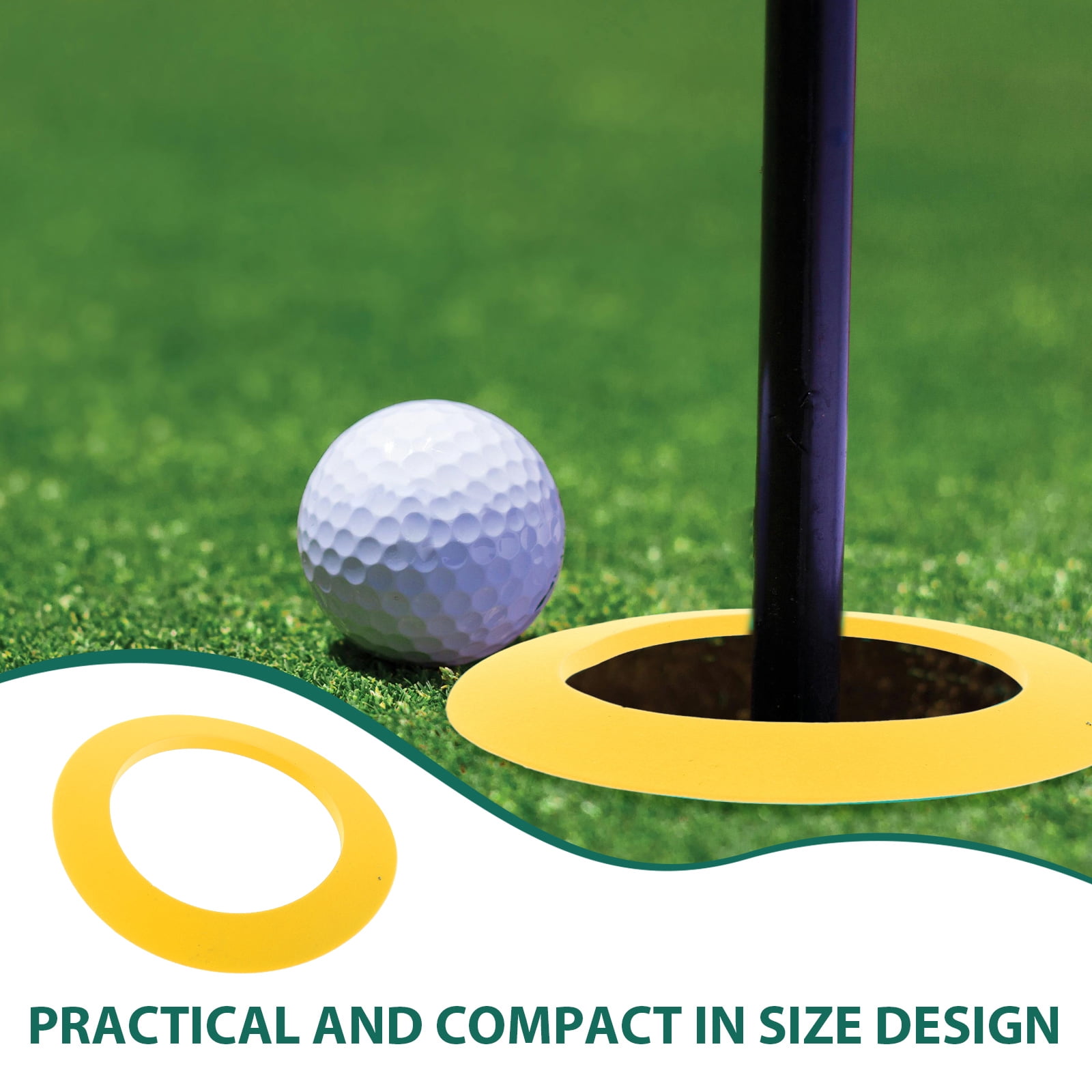 MLINS Silicone Putting Cups Golf Practice Golf Equipment Golf Training Aid for Player Indoor ...