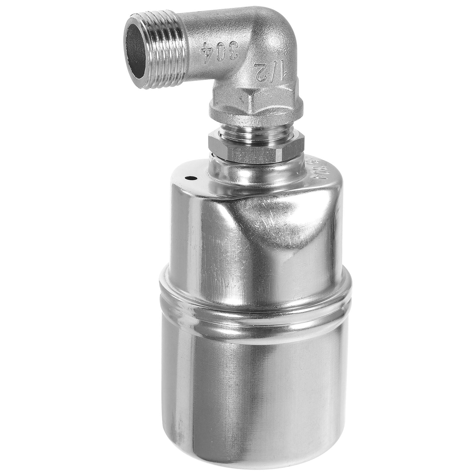 MLINS Silver Stainless Steel Water Tank Float Valve for Automatic Level ...
