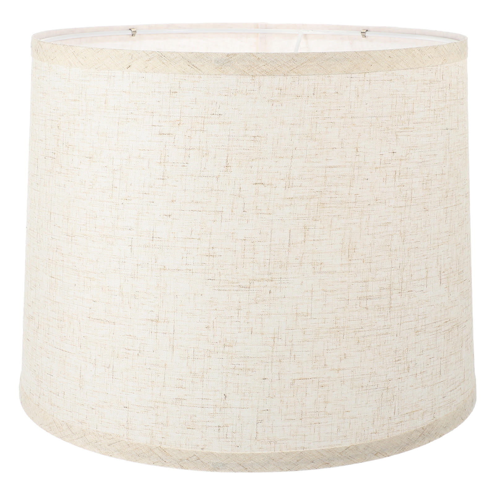 MLINS Simple Linen Round Light Covers Fabric Chandelier Lampshades for ...
