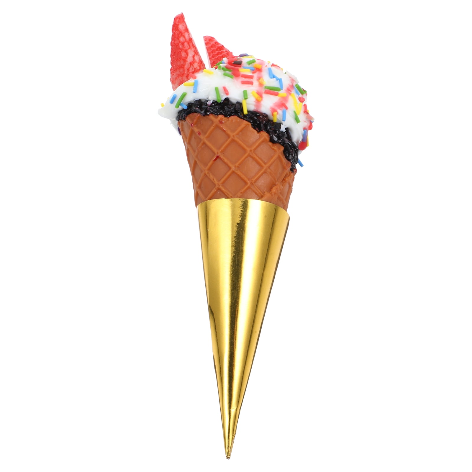 MLINS Simulation Ice Cream Cone Model Realistic PVC Ice-cream Model ...