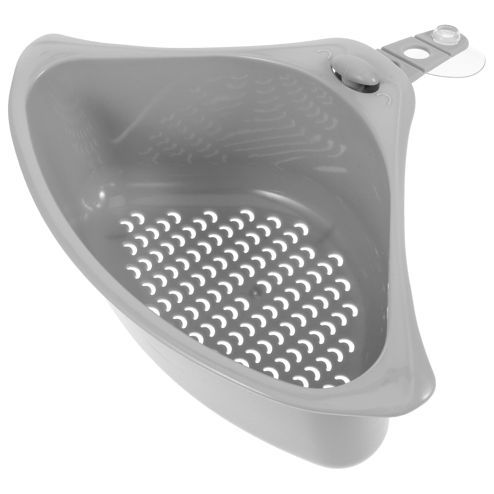 MLINS Sink Drainer Corner Colander Strainer Basket Expandable Caddy ...