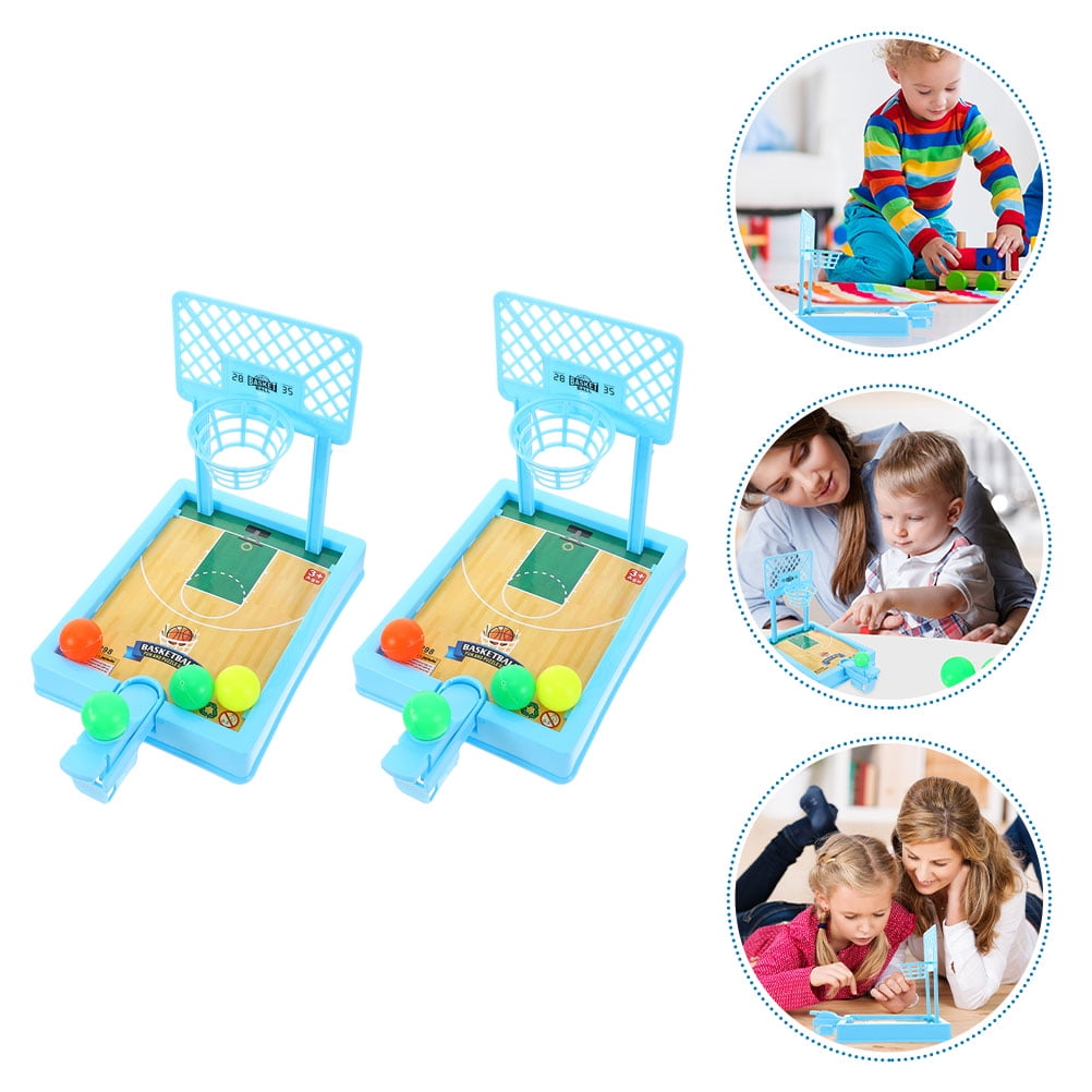 MLINS Skyblue Mini Basketball Game Toy for Kids Playing Made of Plastic ...