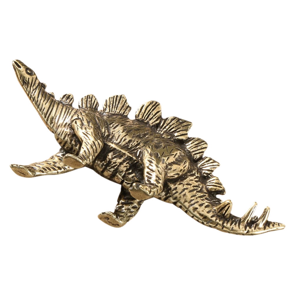 MLINS Small Dinosaur Statue Ornament Shaped Figurine Portable Double ...