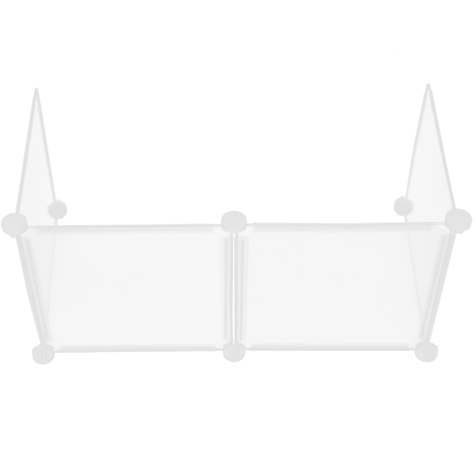 MLINS Sneeze Guard Divider Screen Panel for Desktop Countertop Students ...