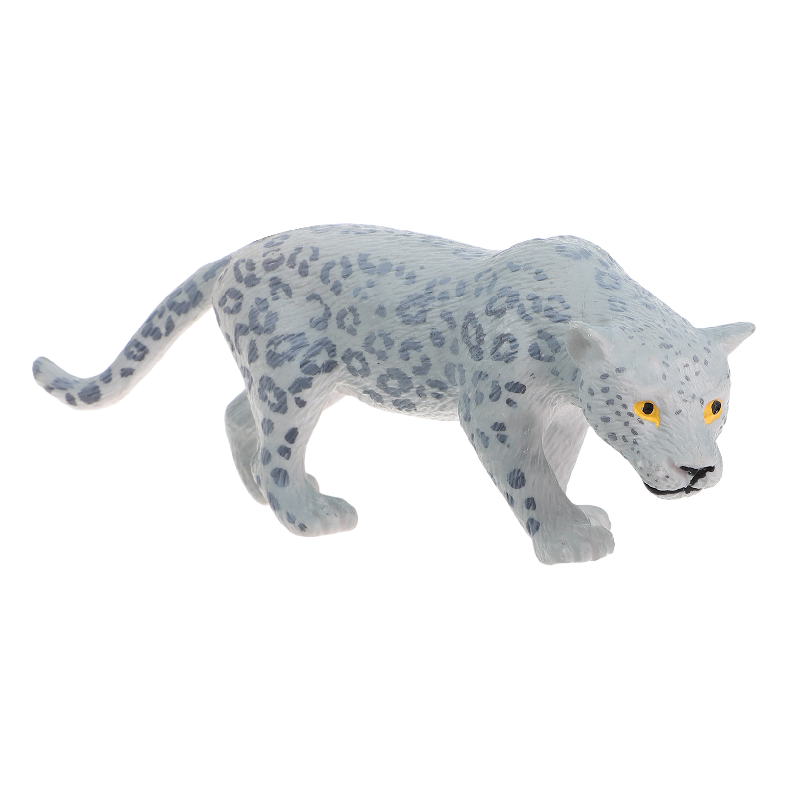 MLINS Snow Leopard Toy Realistic Snow Leopard Figurine Wildlife Animal ...