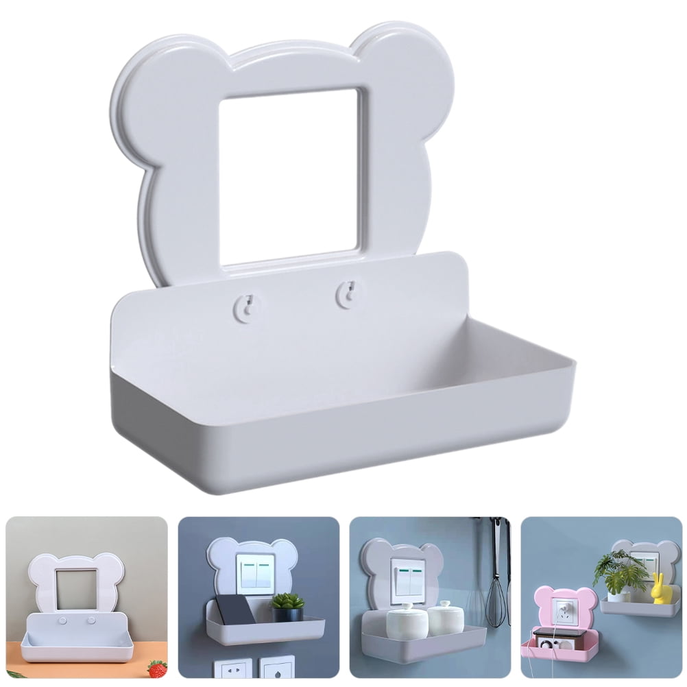 MLINS Socket Storage Shelf Wall Outlet Cover Shelf Electric Outlet ...