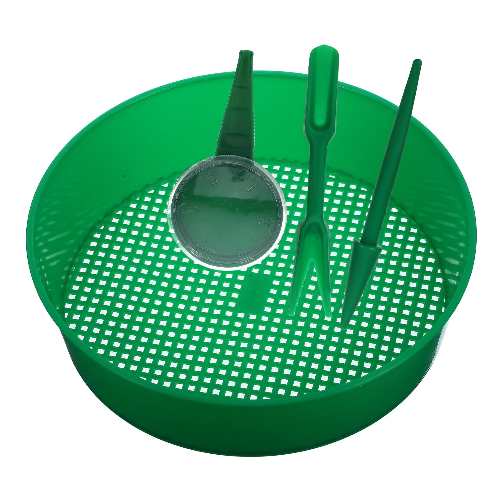 MLINS Soil Sifting Tool Rotary Sifter Compost Sieve Sieving Green ...
