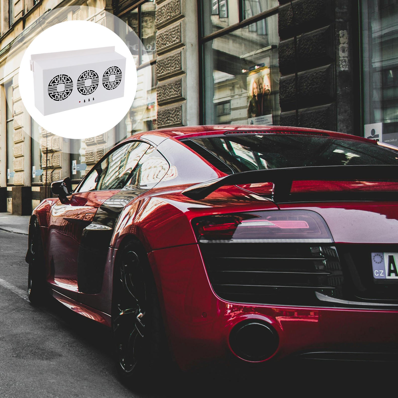 MLINS Solar Car Fan Car Window Exhaust Fan USB Car Cooling Pad Air ...