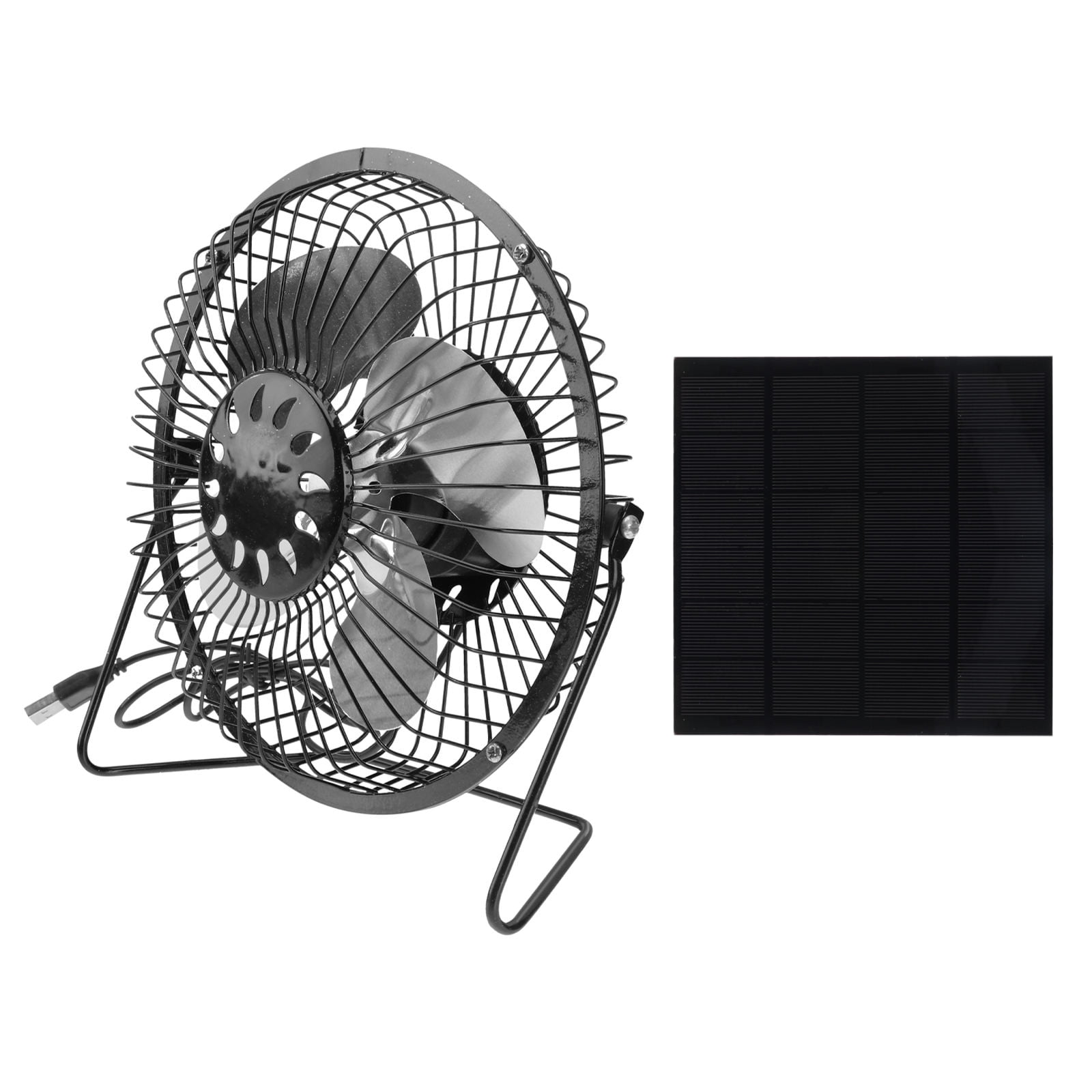 MLINS Solar Mini Fan Rotation Summer Cooling - Walmart.com