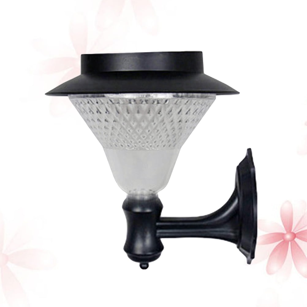 MLINS Solar Wall Lights Outdoor 39 LED Black ABS Stainless Steel ...