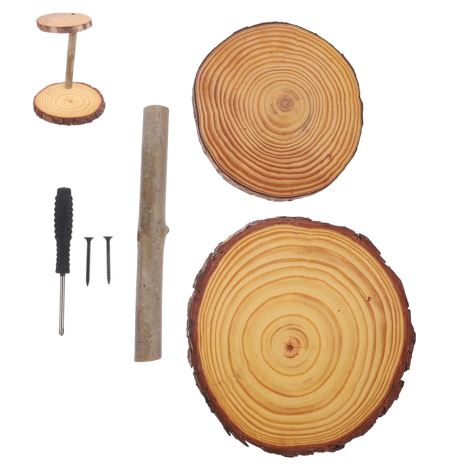 PTOOTP Solid Wood Planter Stand Light Brown 1 Set 7.47X7.47X7.47In ...