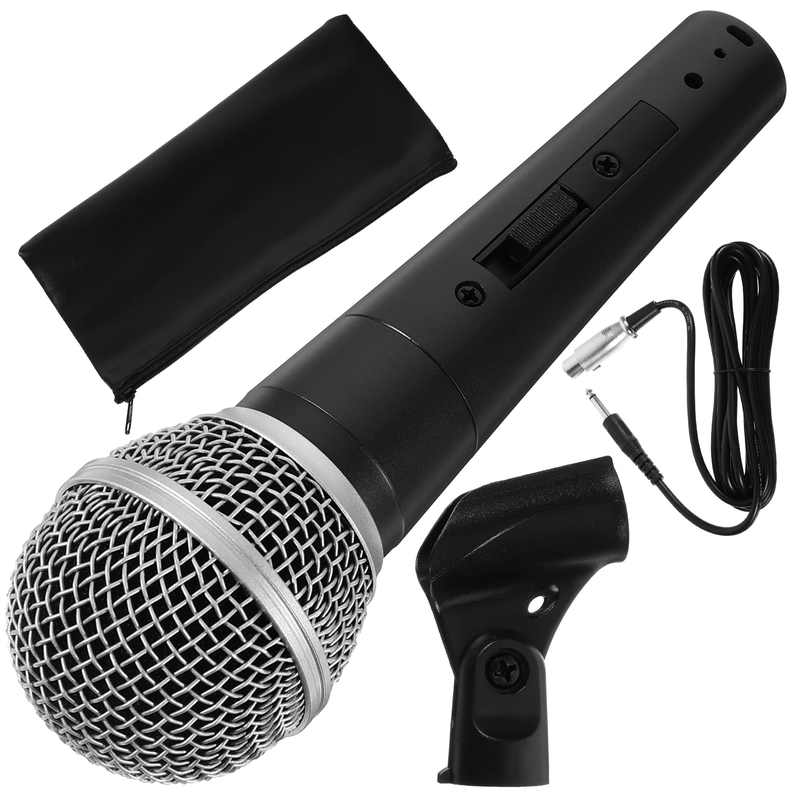 Milisten Microphone Equipment Dynamic Vocal Microphone Black Plastic ...