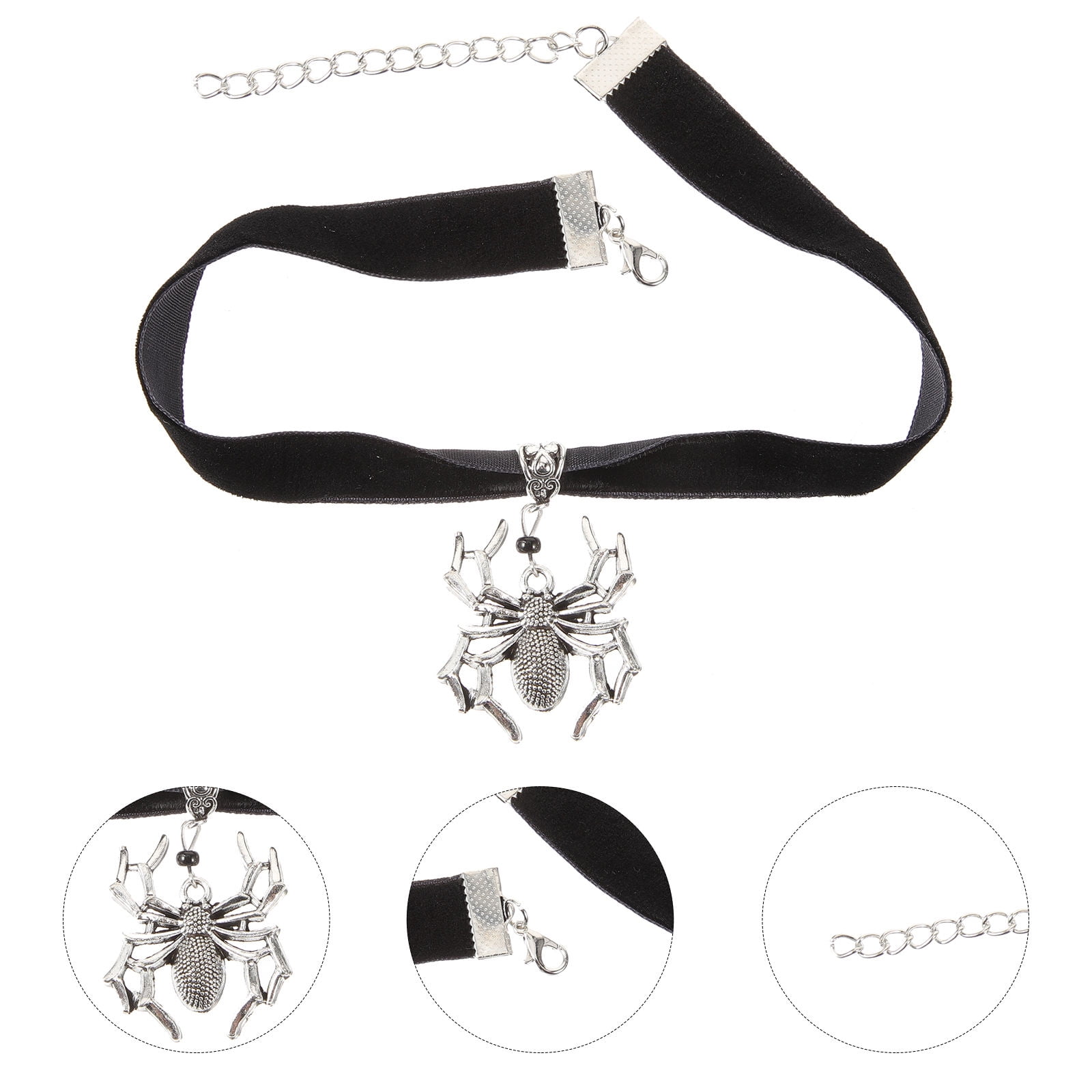 MLINS Spider Choker Necklace Spider Necklace Necklace Halloween Costume ...