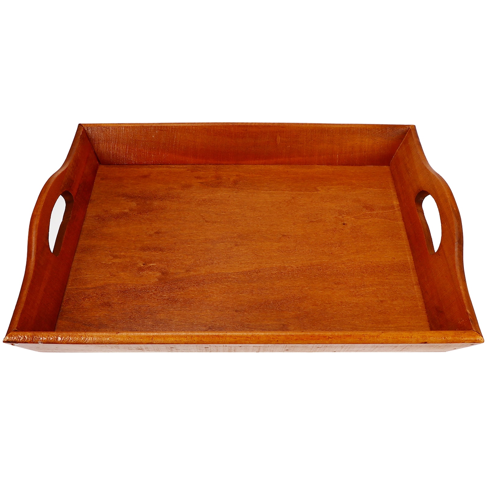 MLINS Square Solid Wood Pallet Fruit Tray Condiment Serving Platter ...