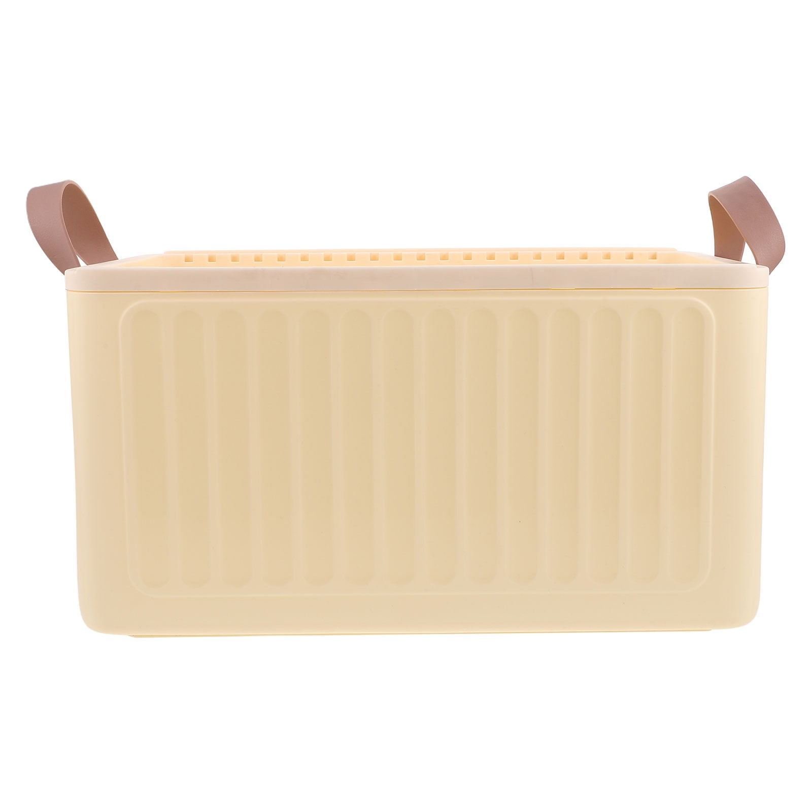 MLINS Stackable Laundry Basket Plastic Collapsible Camping Bins Ivory ...