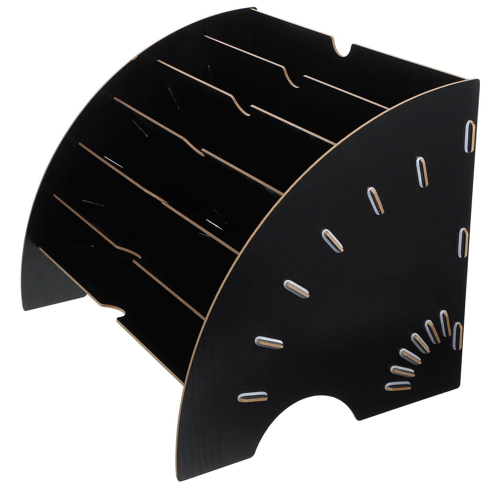 MLINS Stackable Storage Holder Desktop Paper Files Storage Rack ...