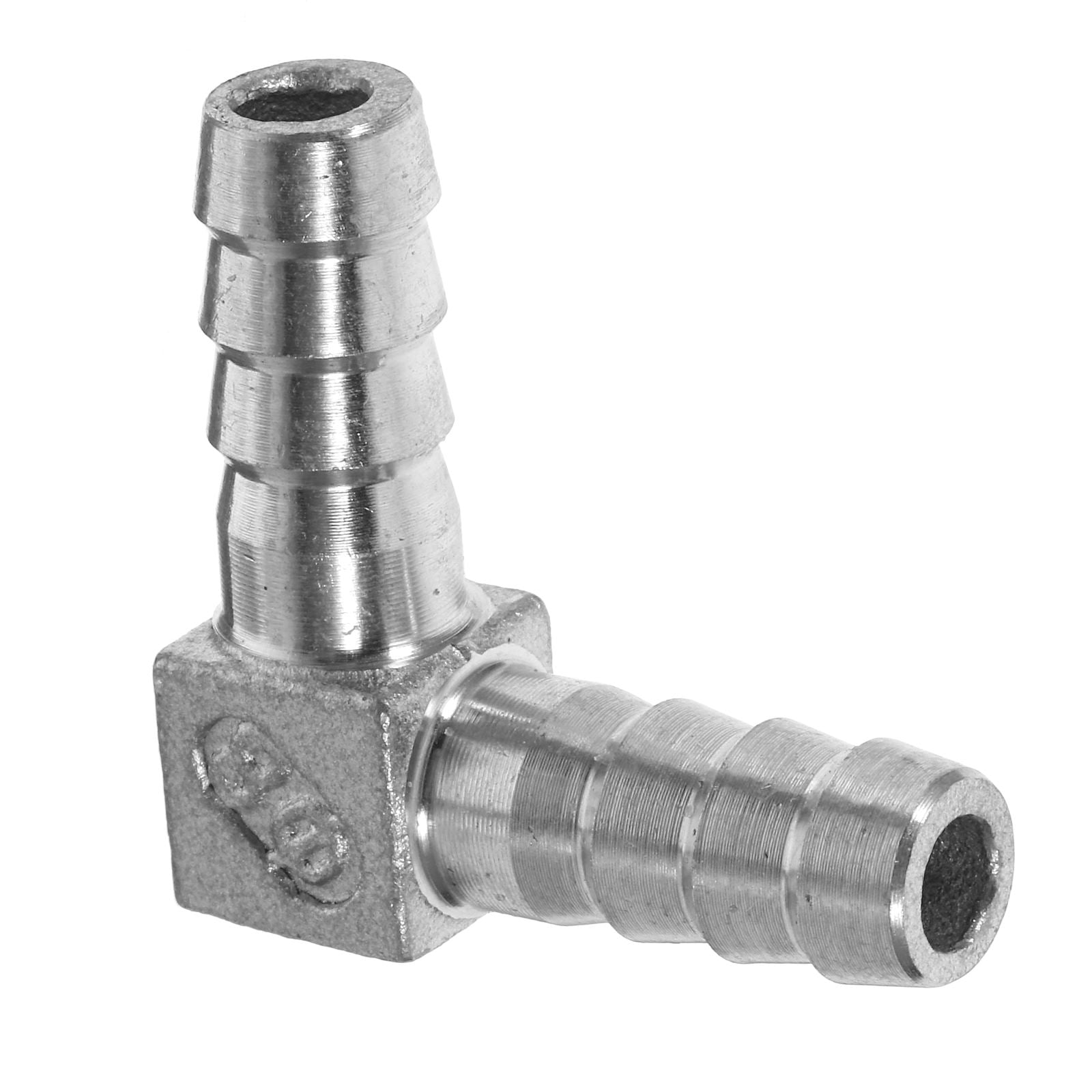 MLINS Stainless Steel 90 Degree Barb Fitting Connector for Clothes Rail ...