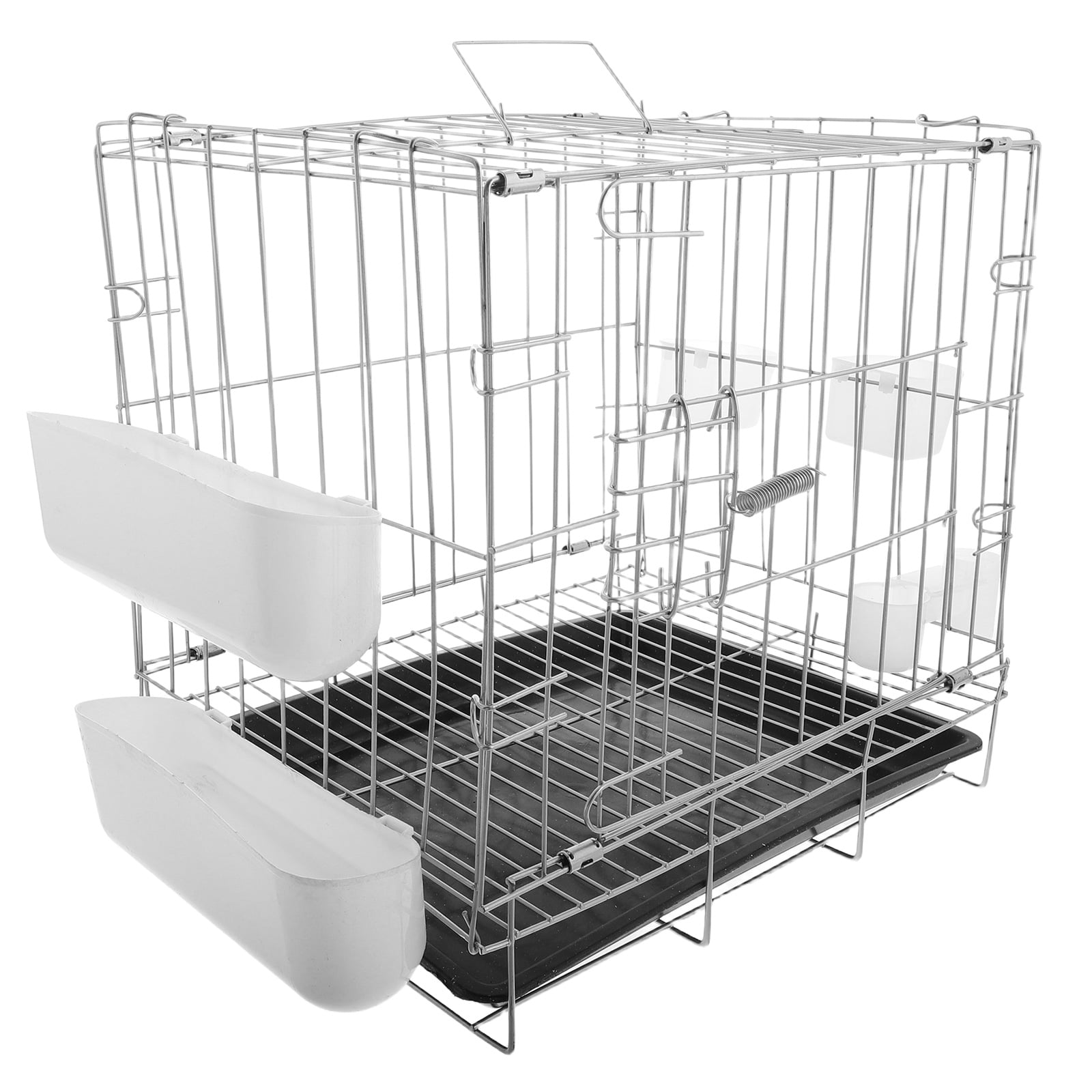 MLINS Stainless Steel Birds Breeding Cages Pigeon Hanging Feeder ...