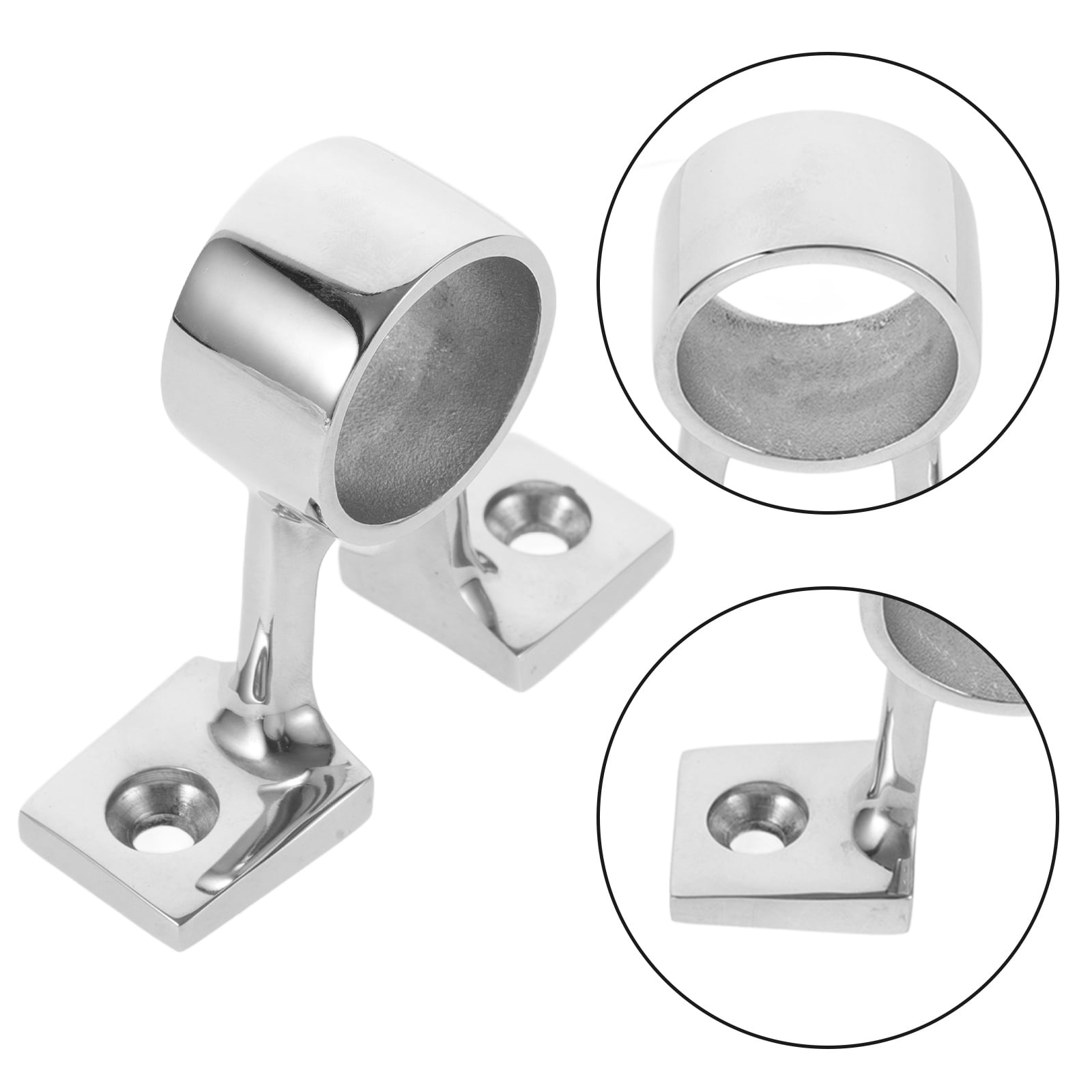 MLINS Stainless Steel Boat Handrail Bracket Holder Stand for Railing ...